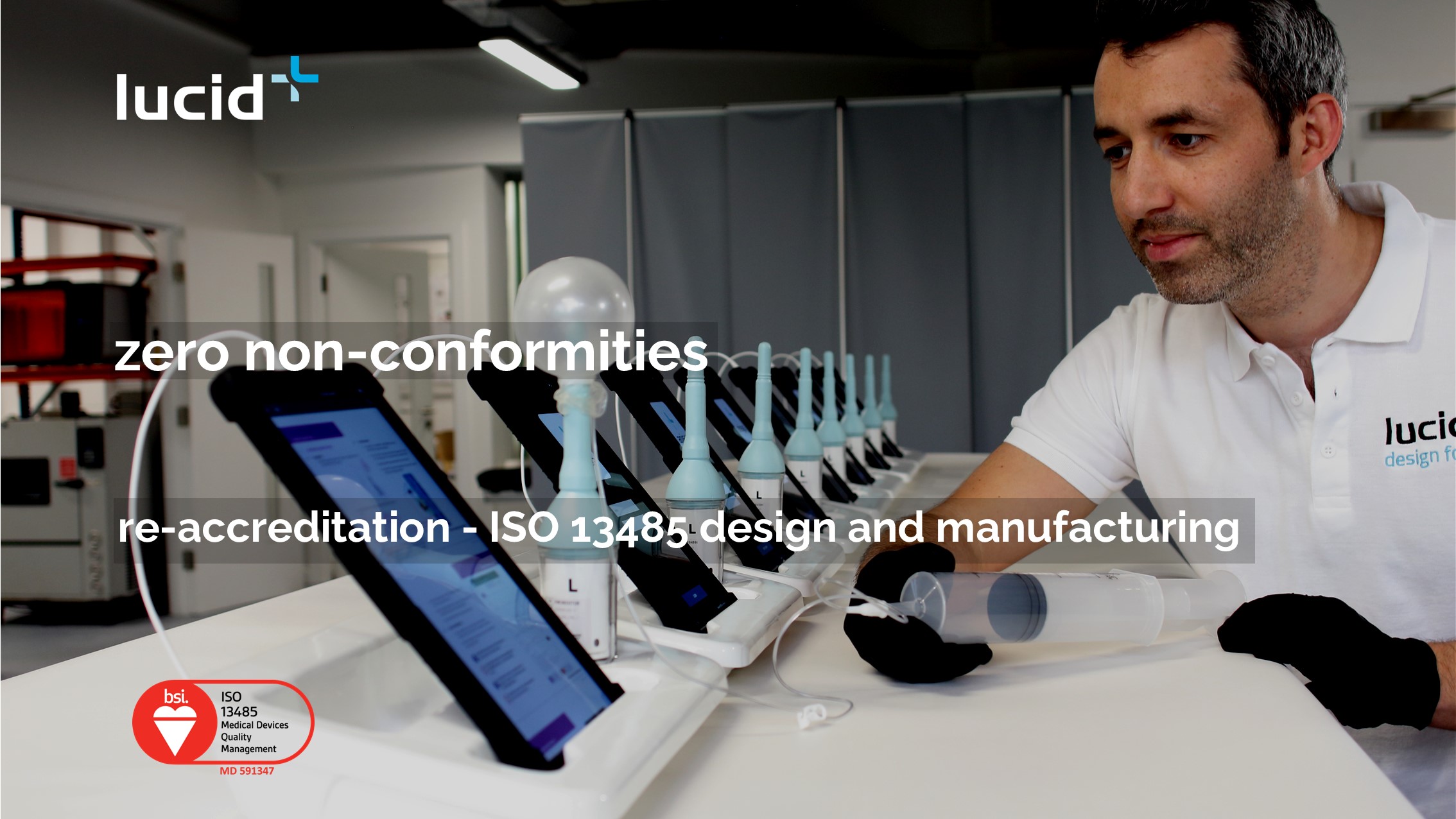 Lucid achieves recertification for ISO 13485 medical device design and ...